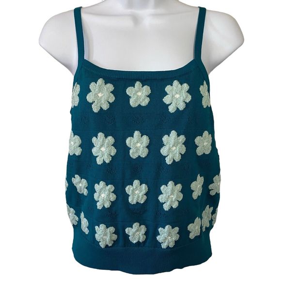 Anthropologie | Tops | Anthropologie Lea Viola Knit Sweater Tank Retro ...